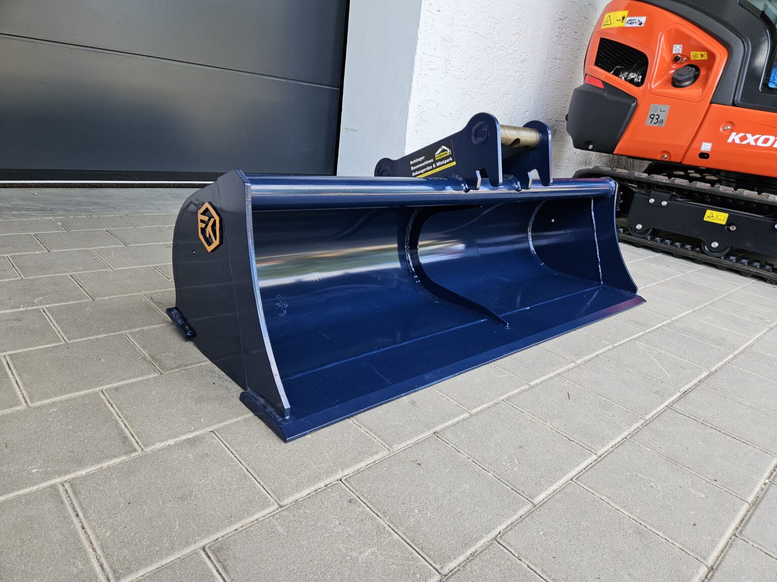 FK Machinery Grabenräumlöffel EDC starr MS03 Symlock 2,6-3,5t 120-140cm ...